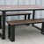 20 FT Solid Wooden Redwood Long Bench for Both Indoor and Outdoor Use ...