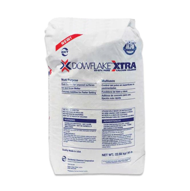 Dowflake Xtra (50LB) Calcium Chloride for Ice and Dust Control - Etsy