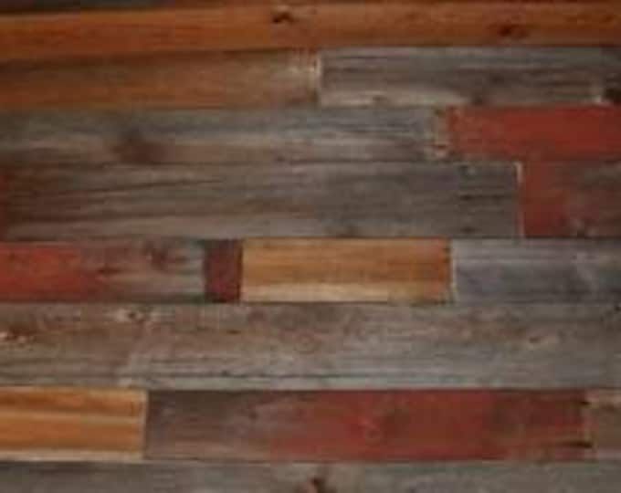 Reclaimed Wood Red/brown/gray bundle - Etsy