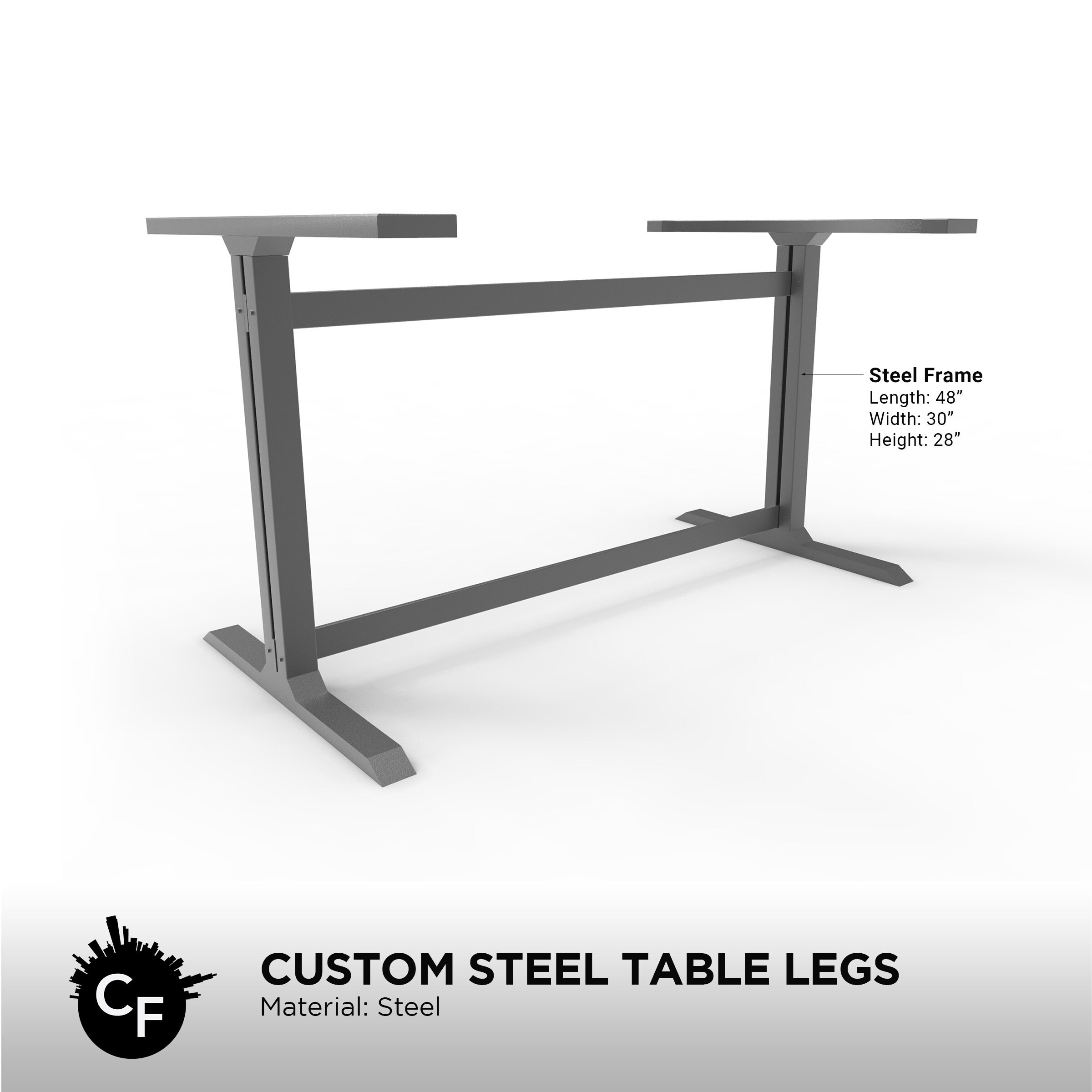 Custom Steel Table Legs - Etsy