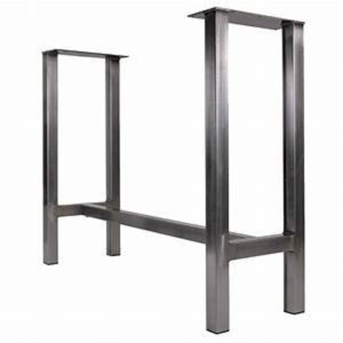 Handmade 48” Tall Bar Height Table Base, High Top Table Base for Glass ...