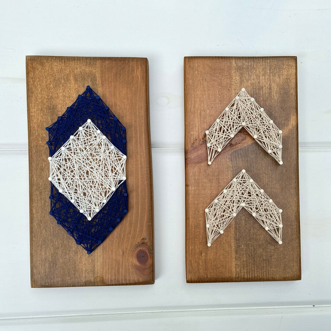 Chevron String Art, Diamond String Art - Etsy