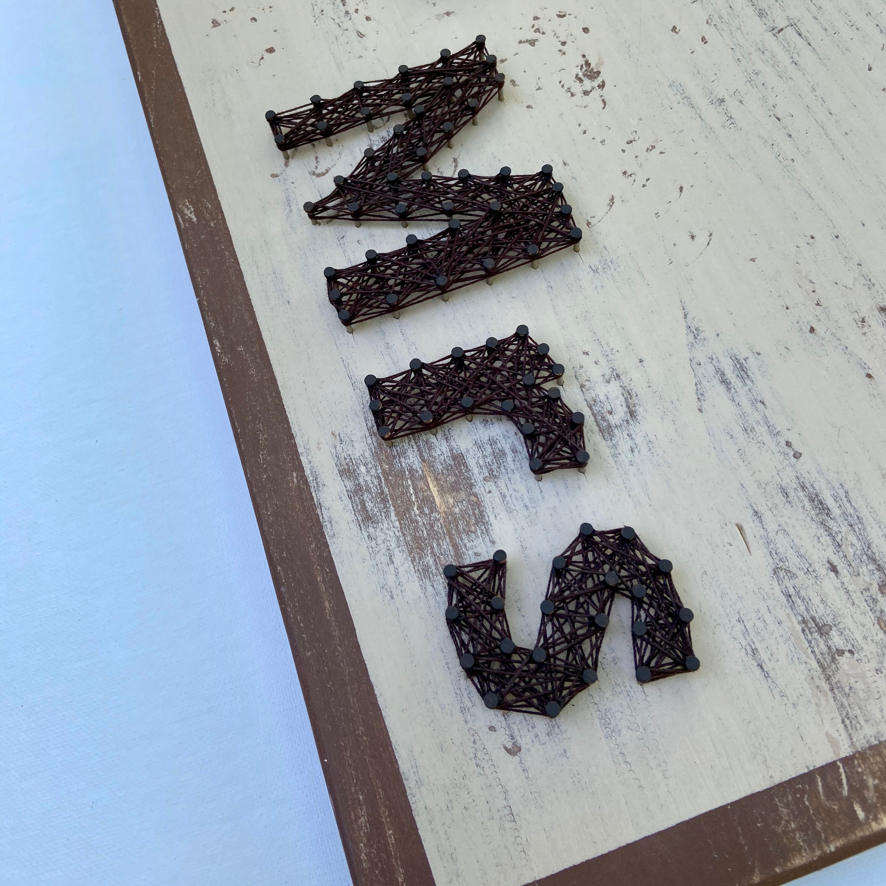 Distressed "mr & Mrs" String Art, Wall Art, Wedding Gift, Wedding Decor ...