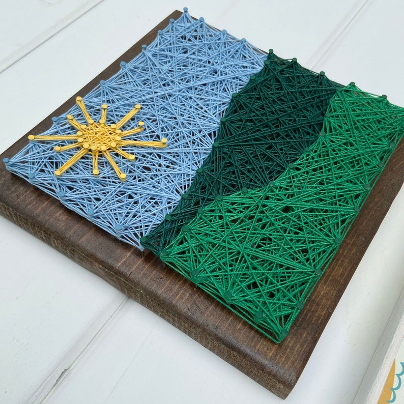 Landscape String Art - Etsy