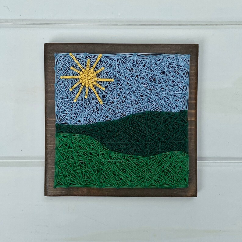Landscape String Art - Etsy