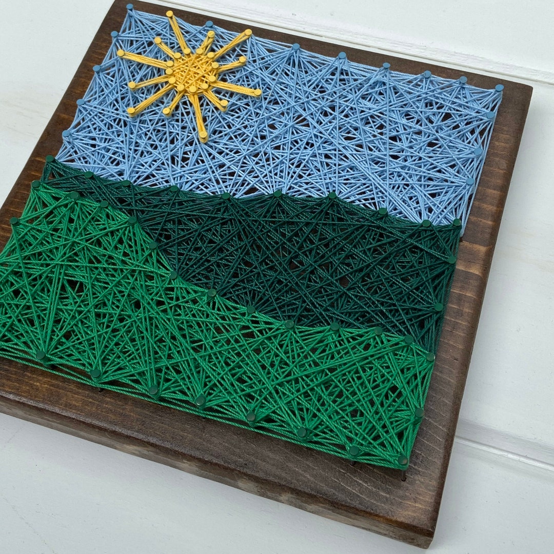 Landscape String Art - Etsy