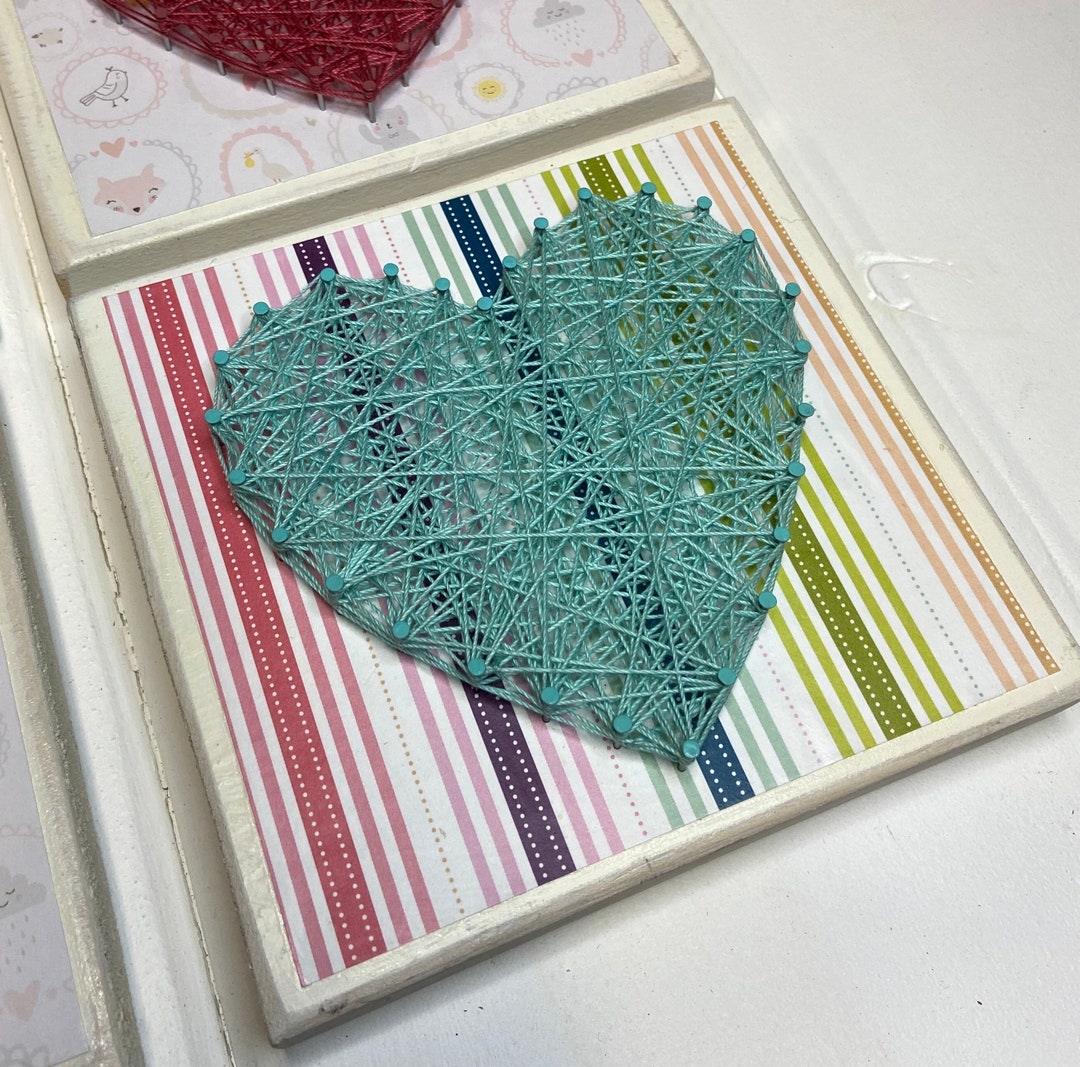 Unique String Art Heart, Valentines Day Gift - Etsy