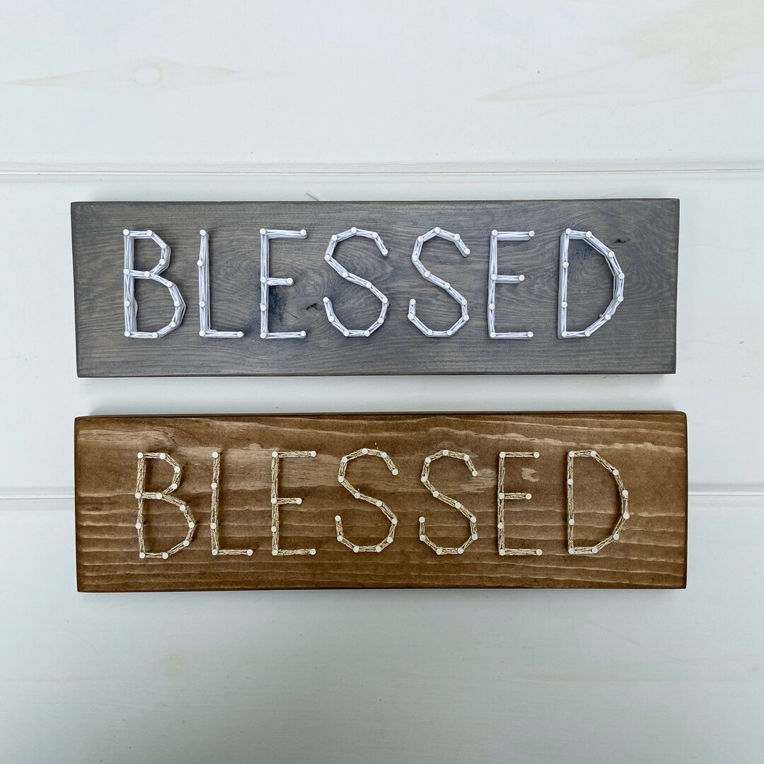 Blessed String Art - Etsy