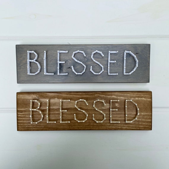 Blessed String Art - Etsy