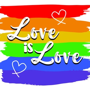 Gay Wedding, Gay Photo Booth Props - Love is Love Wedding Props, Gay ...