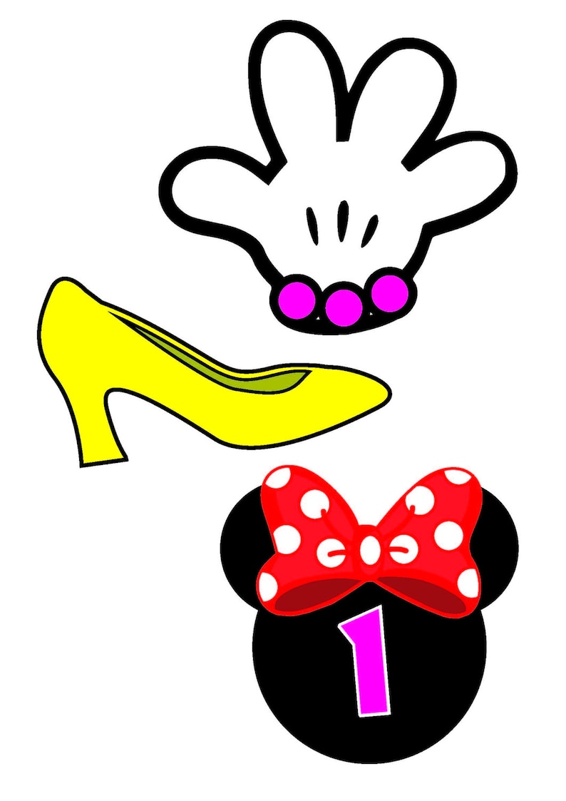 Minnie Mouse Photo Booth Props | Etsy