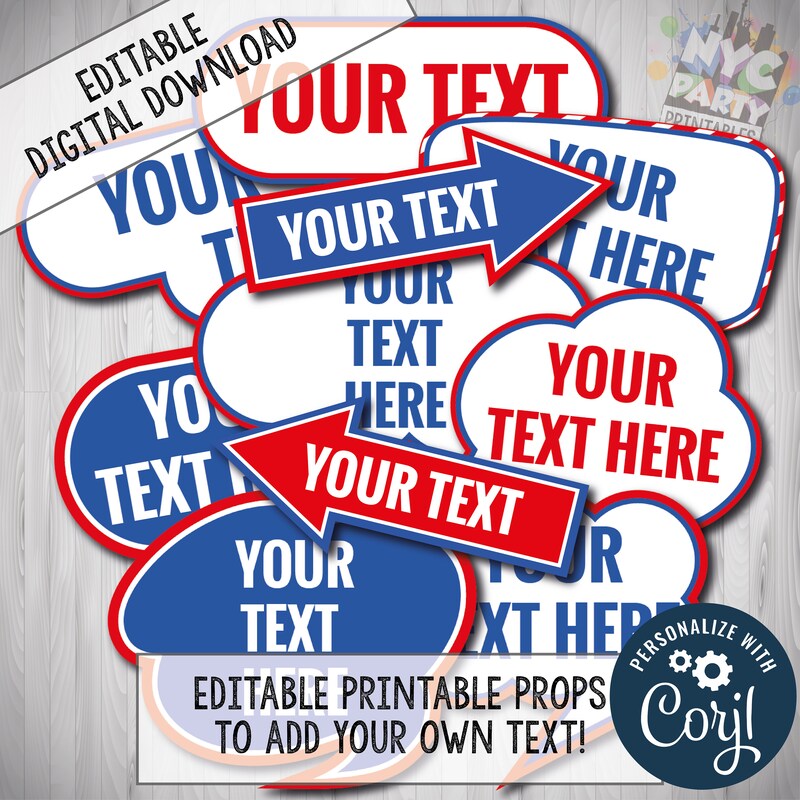 NYCPartyPrintables - Etsy