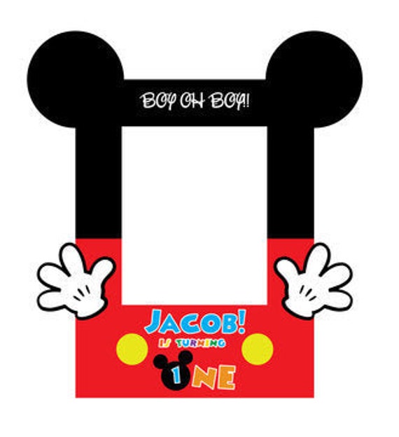 Mickey Mouse Template Frame