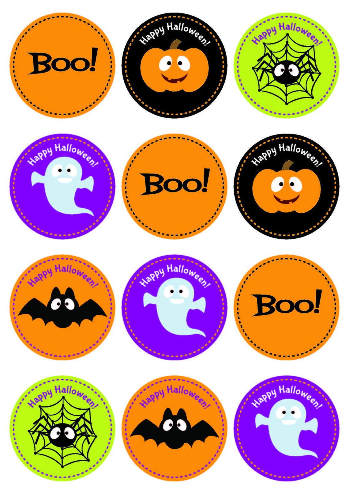 Halloween Party Printable Decor Bundle: Banners, Signs, Labels (digital ...