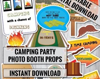 Camping Photo Props | Etsy