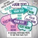 Editable Photo Booth Props: DIY Printable Word Bubbles (digital ...