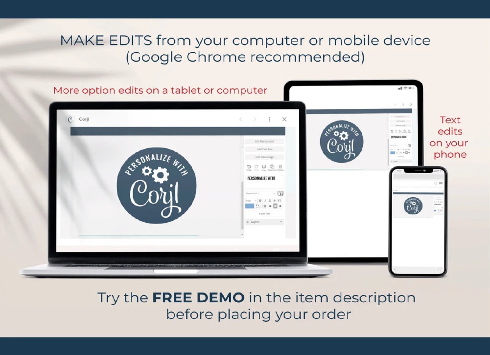 Editable Photo Booth Props Edit With CORJL Custom Photo - Etsy