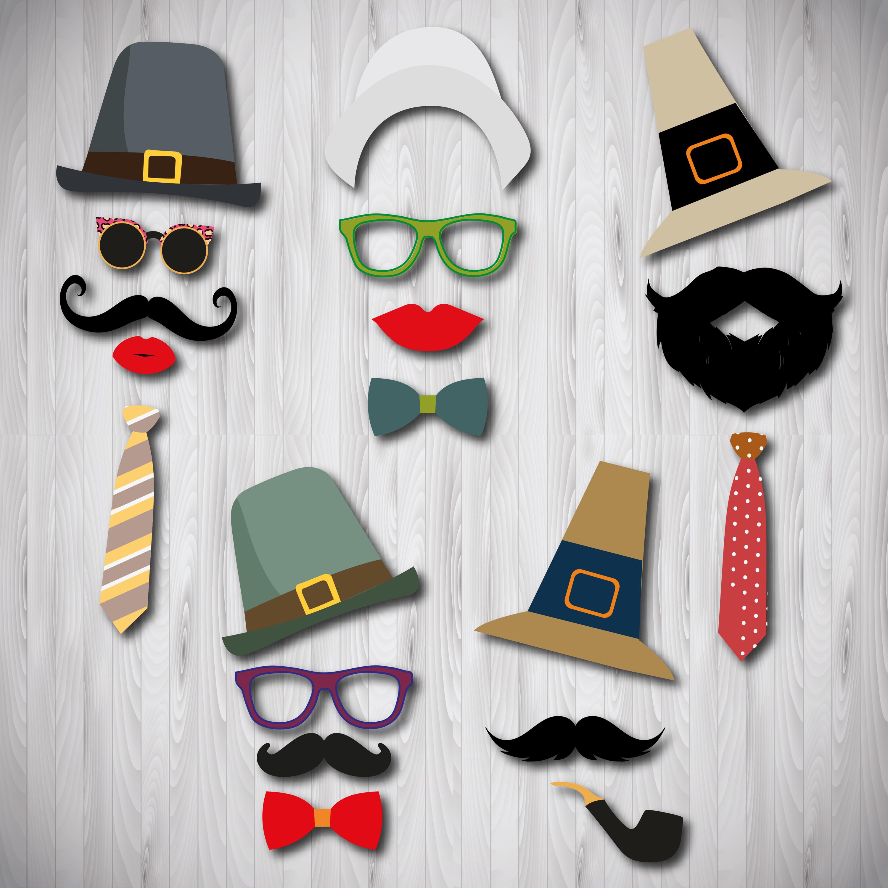 Thanksgiving Photo Booth Props Printable – Fall Family Gathering ...