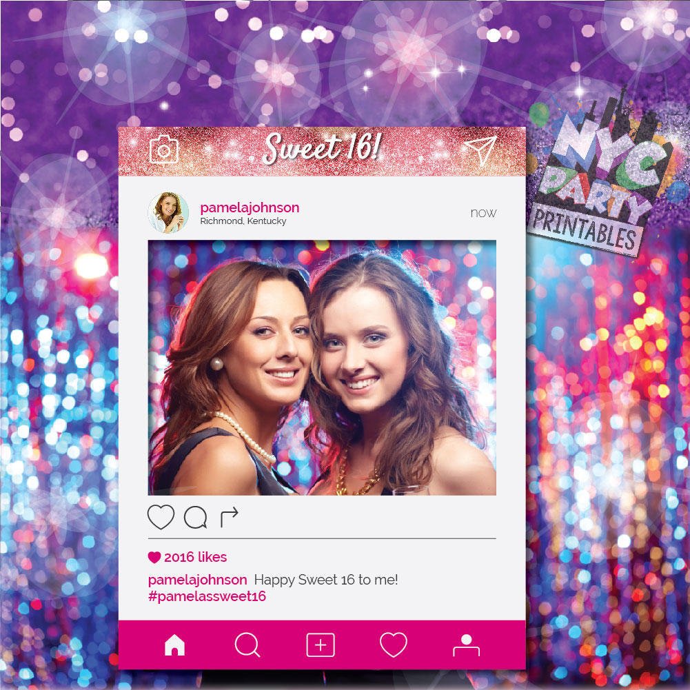 Instagram photobooth frame - rentadmin
