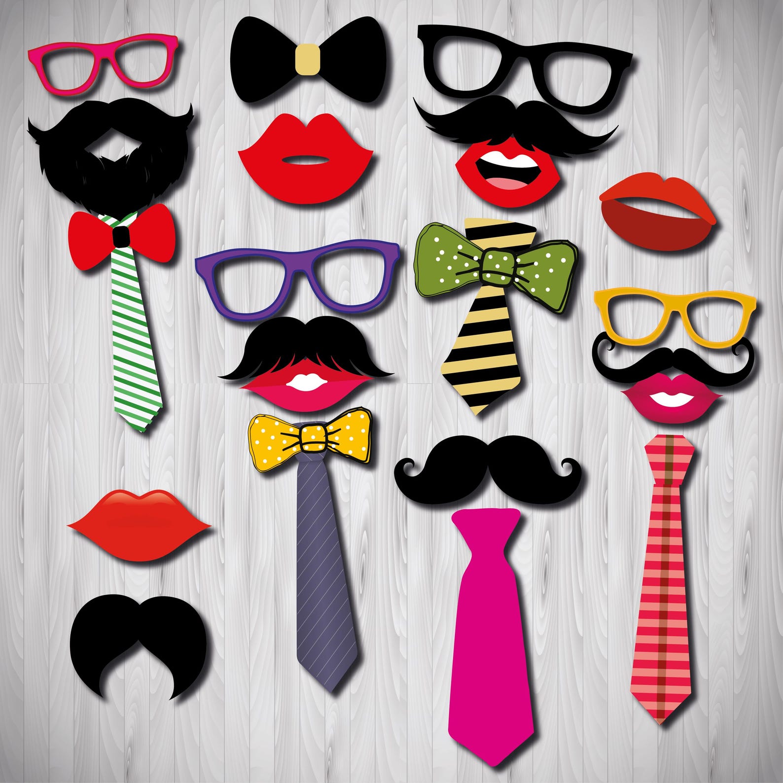 Family Reunion Photo Booth Props: Printable DIY Kit + Sign (digital ...