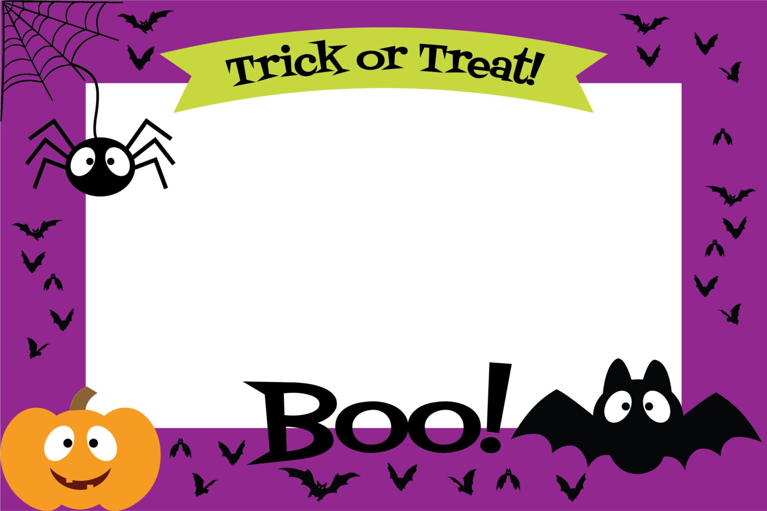 Halloween Photo Booth Frame Halloween Party Frame Halloween | Etsy