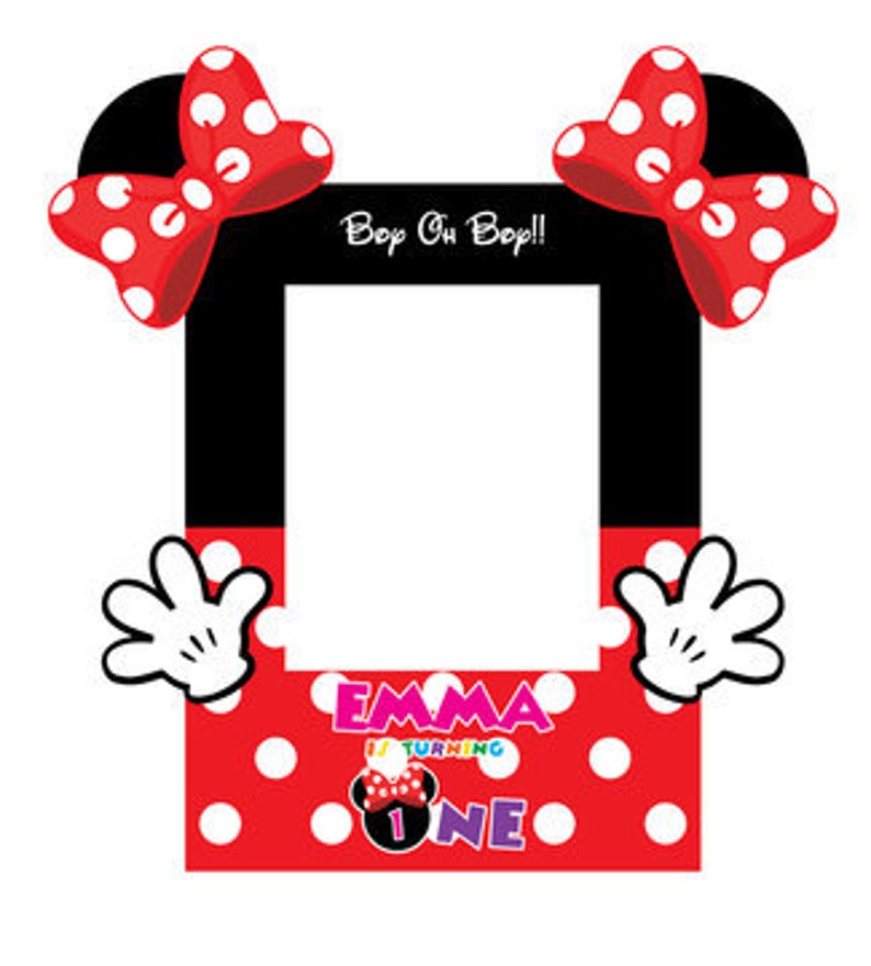 Minnie Mouse Photo Booth Frame Minnie Mouse Photo Booth | Etsy
