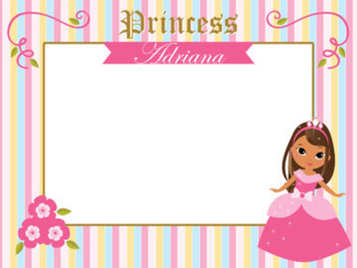 Princess Photo Booth Frame Ethnic Princess Photo Booth - Etsy