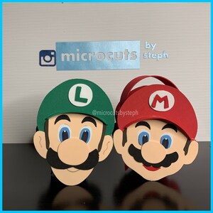 FOAM Super Mario Bros Inspired BASKET SIZE for Candy Bags Christmas ...