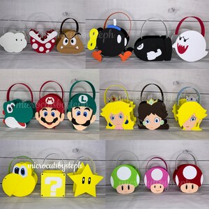 FOAM Super Mario Bros Inspired BASKET SIZE for Candy Bags Christmas ...