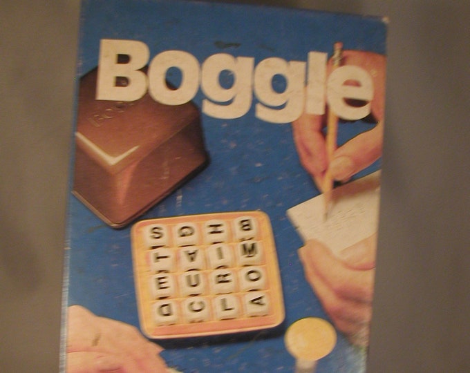 Vintage BOGGLE "3-minute Word Game" Game by Parker Bothers (1980) - Etsy