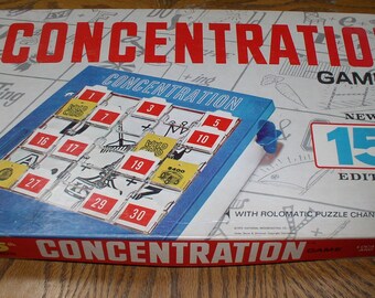 Concentration game | Etsy