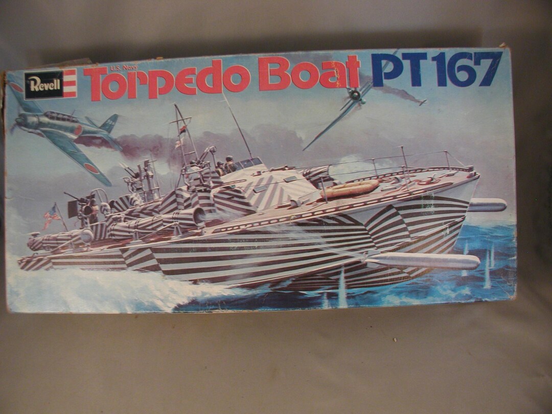Vintage WW2 PT167 Torpedo Boat Model Kit - Unbuilt - Etsy