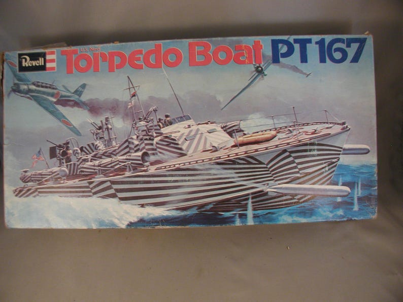 Vintage WW2 PT167 Torpedo Boat Model Kit - Unbuilt - Etsy