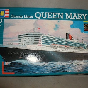 Vintage Queen Mary 2 Model Kit Revell 05808 - Etsy