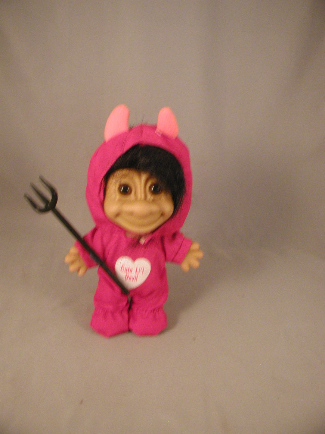 Vintage TROLL "cute Little Devil" Troll by Russ, 5", Vintage Toy - Etsy