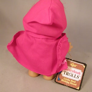 Little Red Riding Hood Storybook Troll by RUSS, 5" , Vintage Toy - Etsy