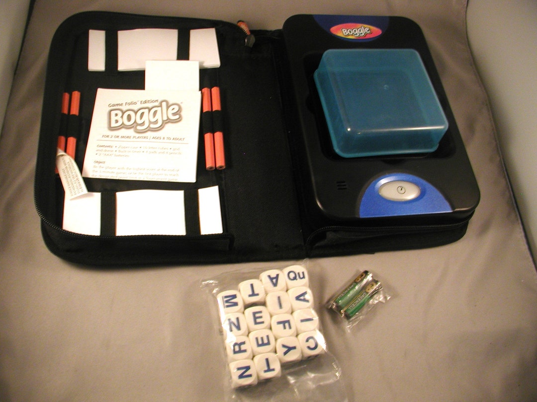 Vintage BOGGLE Game-folio Edition -"3-minute Word Game" - Hasbro Parker ...