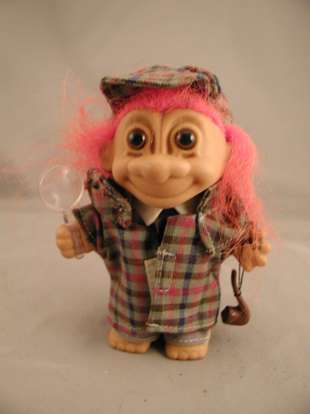 Vintage SHERLOCK HOLMES Troll by Russ 1980s 4 1/2 Vintage Toy - Etsy