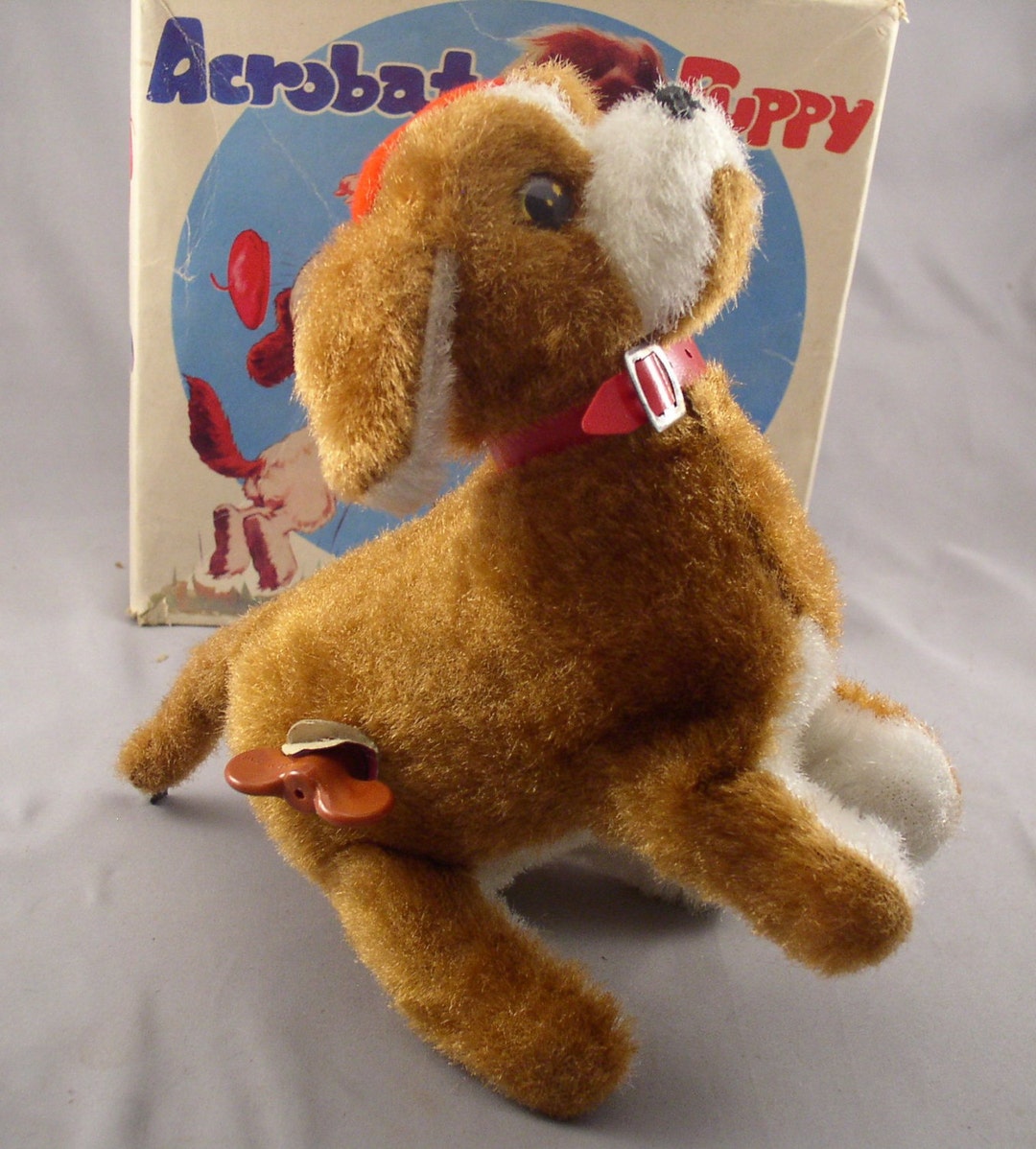 Vintage Mechanical Acrobat Puppy Wind up Toy 1960s by TN Japan NMIB - Etsy