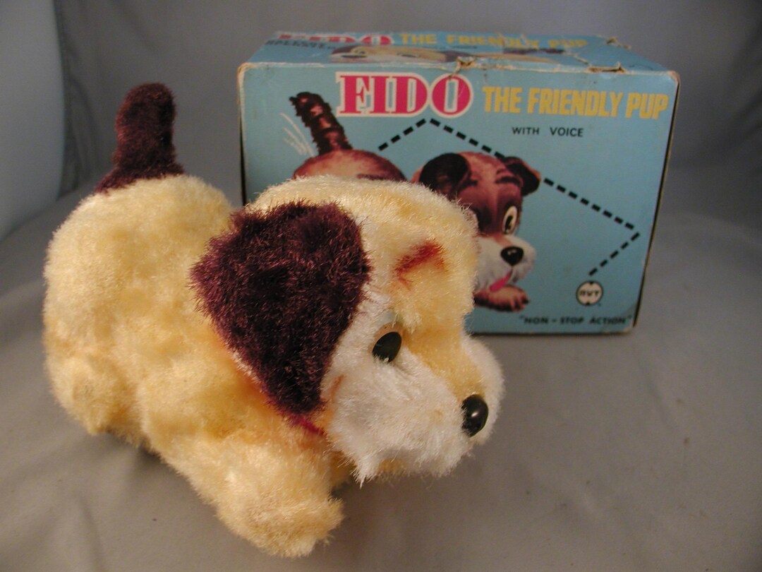 Vintage Alps FIDO the Friendly Pup 1950s BO Toy in Box - to Restore - Etsy