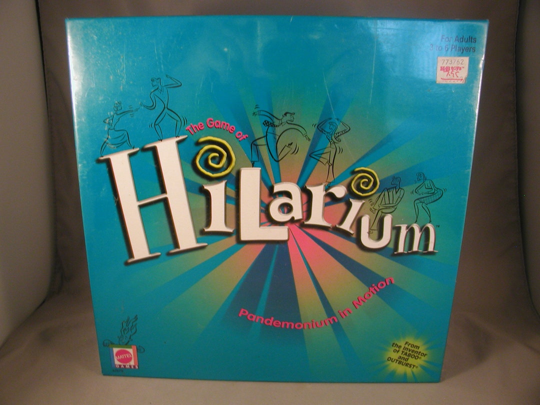 HILARIUM Board Game Mattel 2001 Factory Sealed Never Used - Etsy