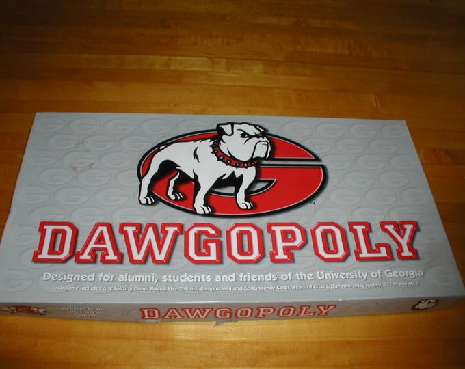 University of Georgia Dawgopoly Game - Complete - Vintage Game - Etsy