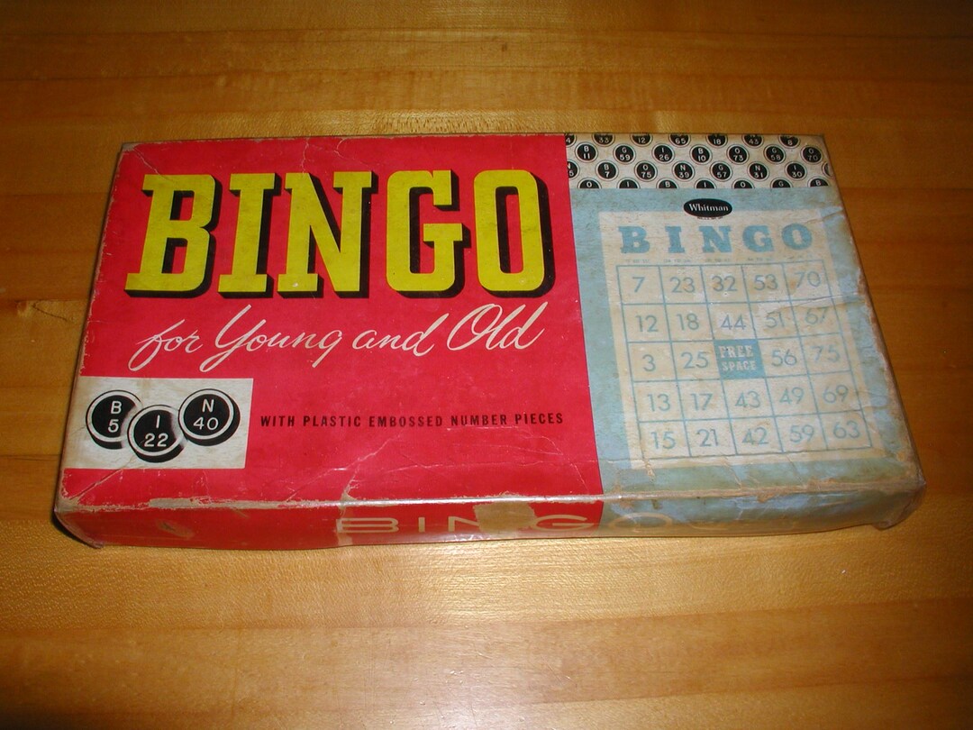 Vintage BINGO by Whitman, 1950s Complete Vintage Game - Etsy