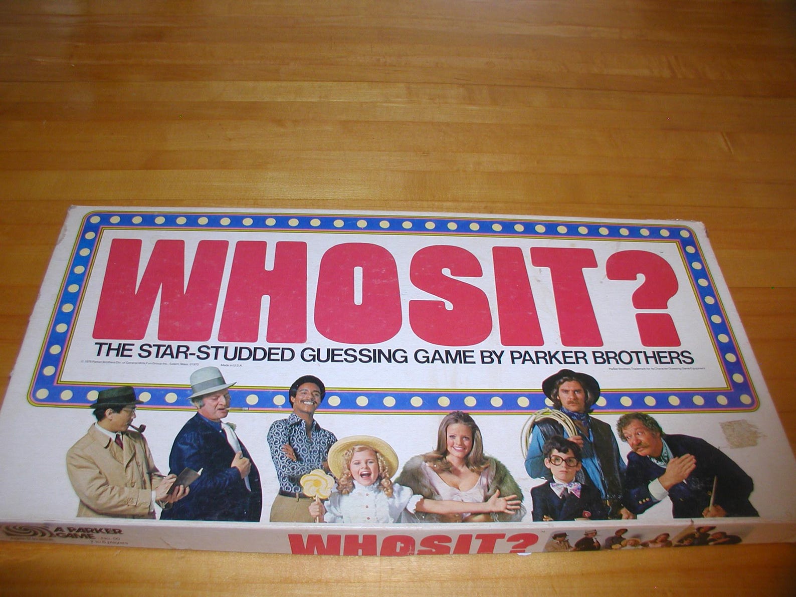 WHOSIT Star-studded Guessing Game by Parker Bros 1976 Complete Vintage ...