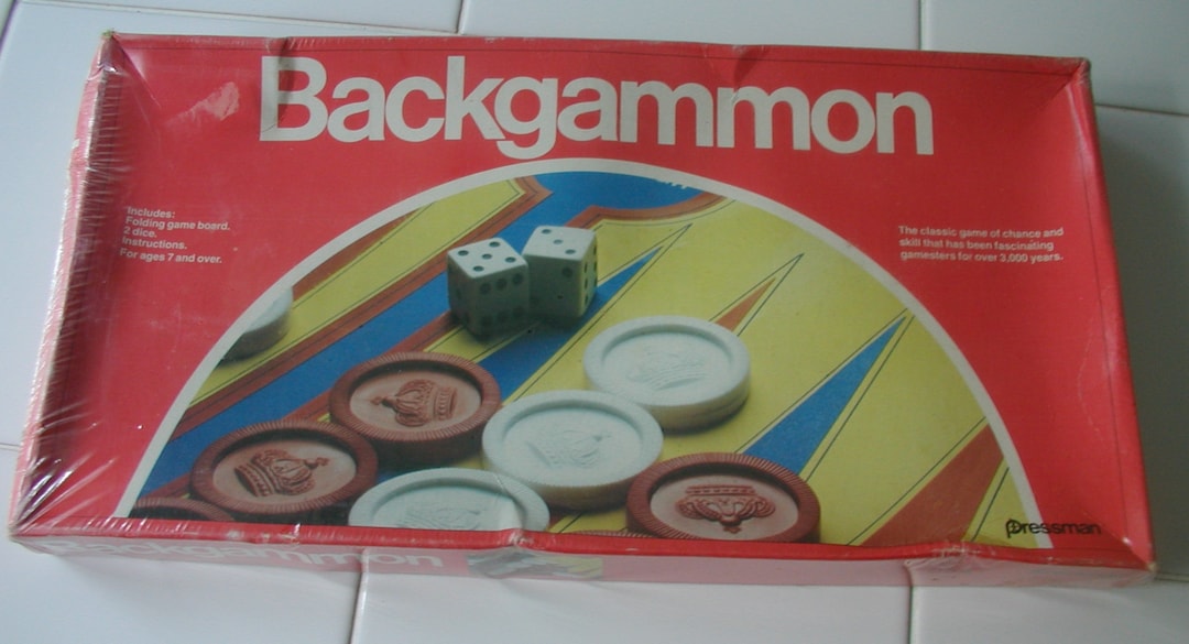 1979 BACKGAMMON Game - Factory Sealed - Vintage Game - Etsy