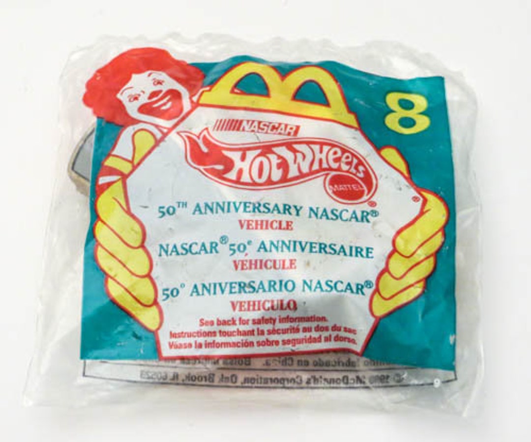 Hot Wheels 1998 - Mcdonalds 50th Anniversary NASCAR Vehicle - MIP - Etsy