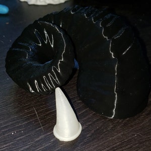 Small Curled Jester Style Horns - Etsy