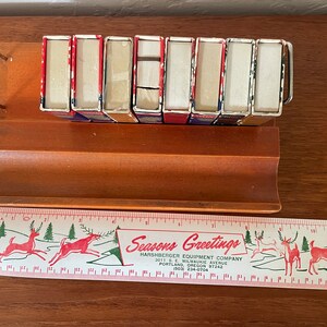 Vintage DENNISON'S Dennison Desk Set -LOT (10) BOXES Mini Gummed Labels ...