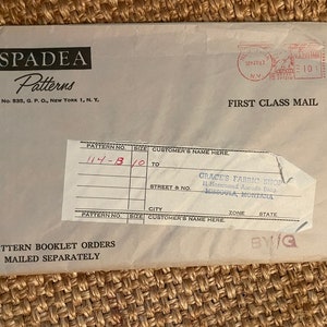 Vintage 1960s SPADEA Sewing Pattern Evening Dress Gown Jerry Silverman ...