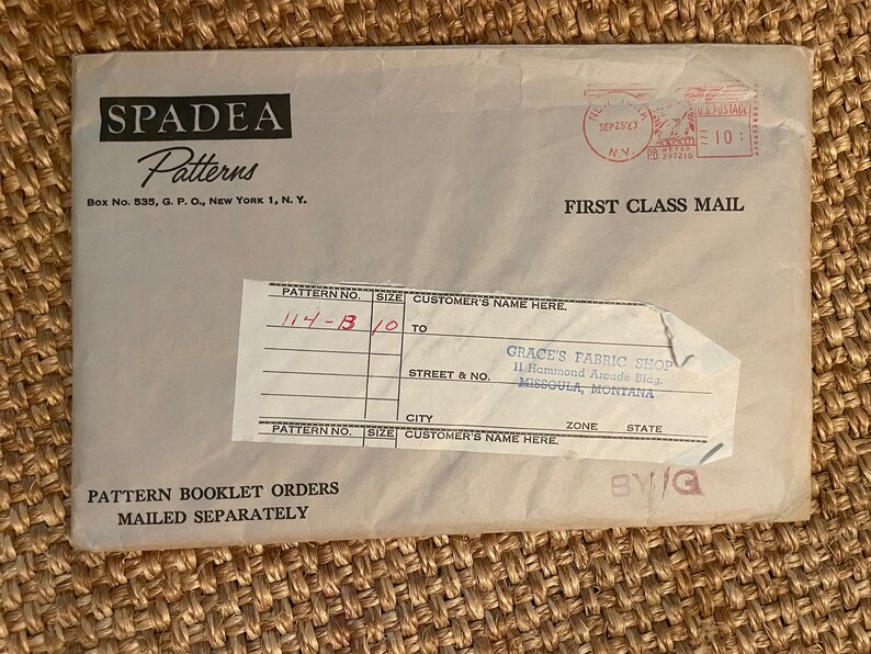 Vintage 1960s SPADEA Sewing Pattern Evening Dress Gown Jerry Silverman ...